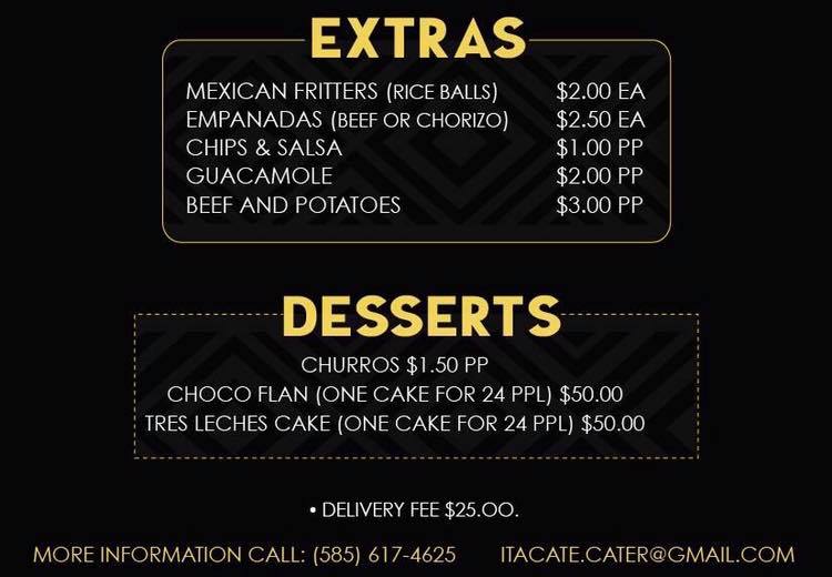 Mexican Buffet Catering | ITACATE | North Chili, Rochester NY